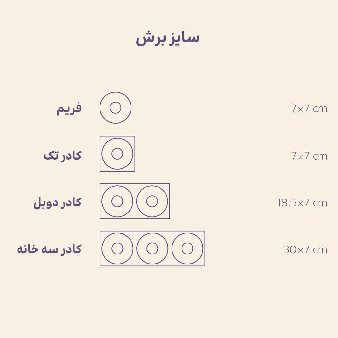 فریم هالوژن مدل H1003 (قاب توکار گرد) آلومینیومی ضد خیرگی، دارک لایت ...
